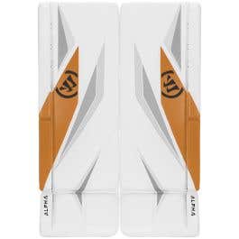 Warrior Alpha Surge Senior 29 Zone Cut & Sew Custom Goalie Leg Pads ...