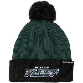 Bauer PWHL Boston Fleet Adult Knit Cuff Beanie w/ Pom | GoalieMonkey